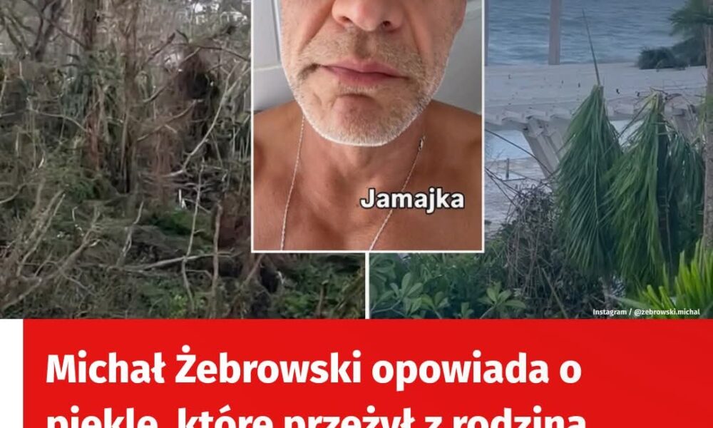 Michał Żebrowski z rodziną przeżyli chwile grozy na Jamajce. Aktor ...