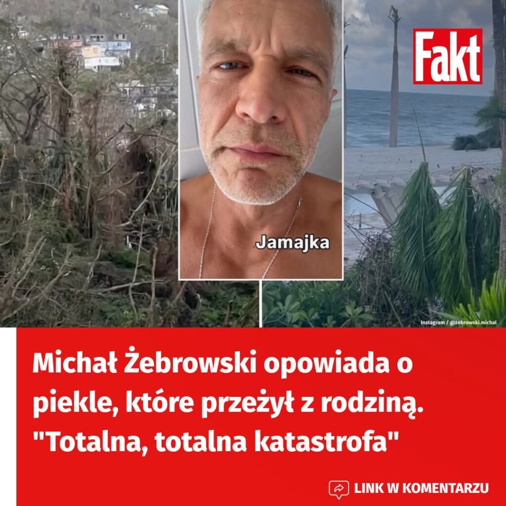 Michał Żebrowski z rodziną przeżyli chwile grozy na Jamajce. Aktor ...