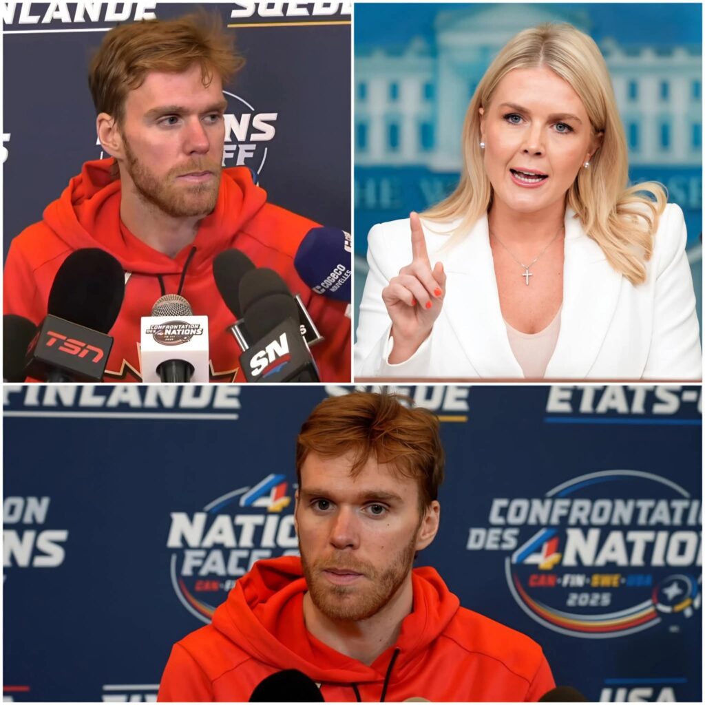 Connor McDavid STRIKES BACK! After Karoline Leavitt tells him to “be ...